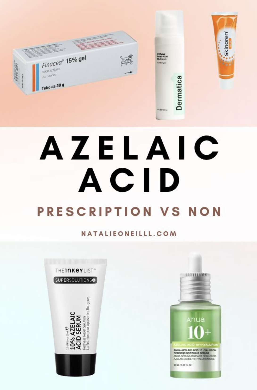 Best azelaic acid products for acne prone skin - Natalie O'Neill